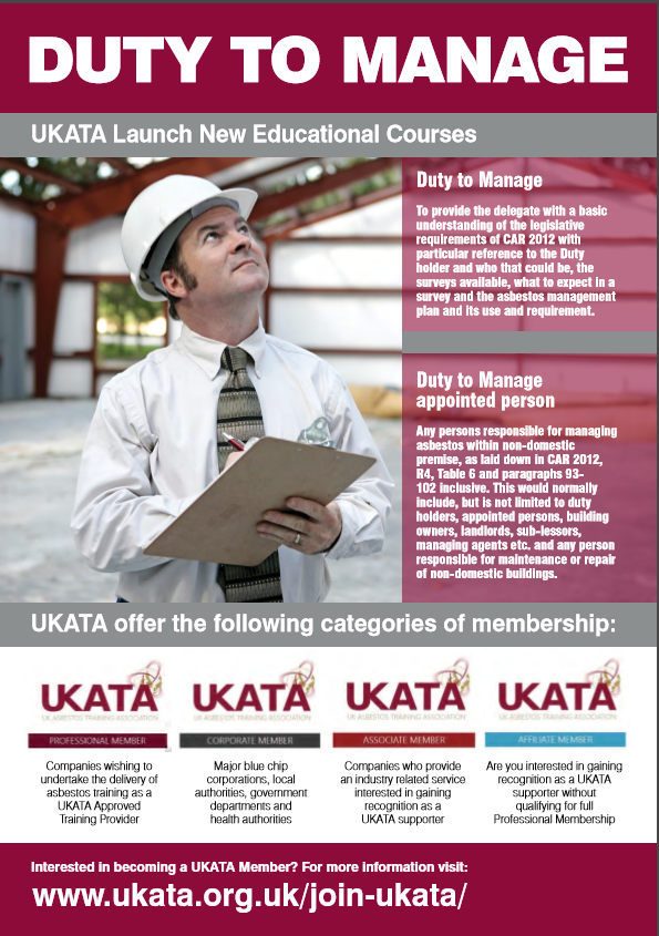UKATA announces two new educational courses - UKATA