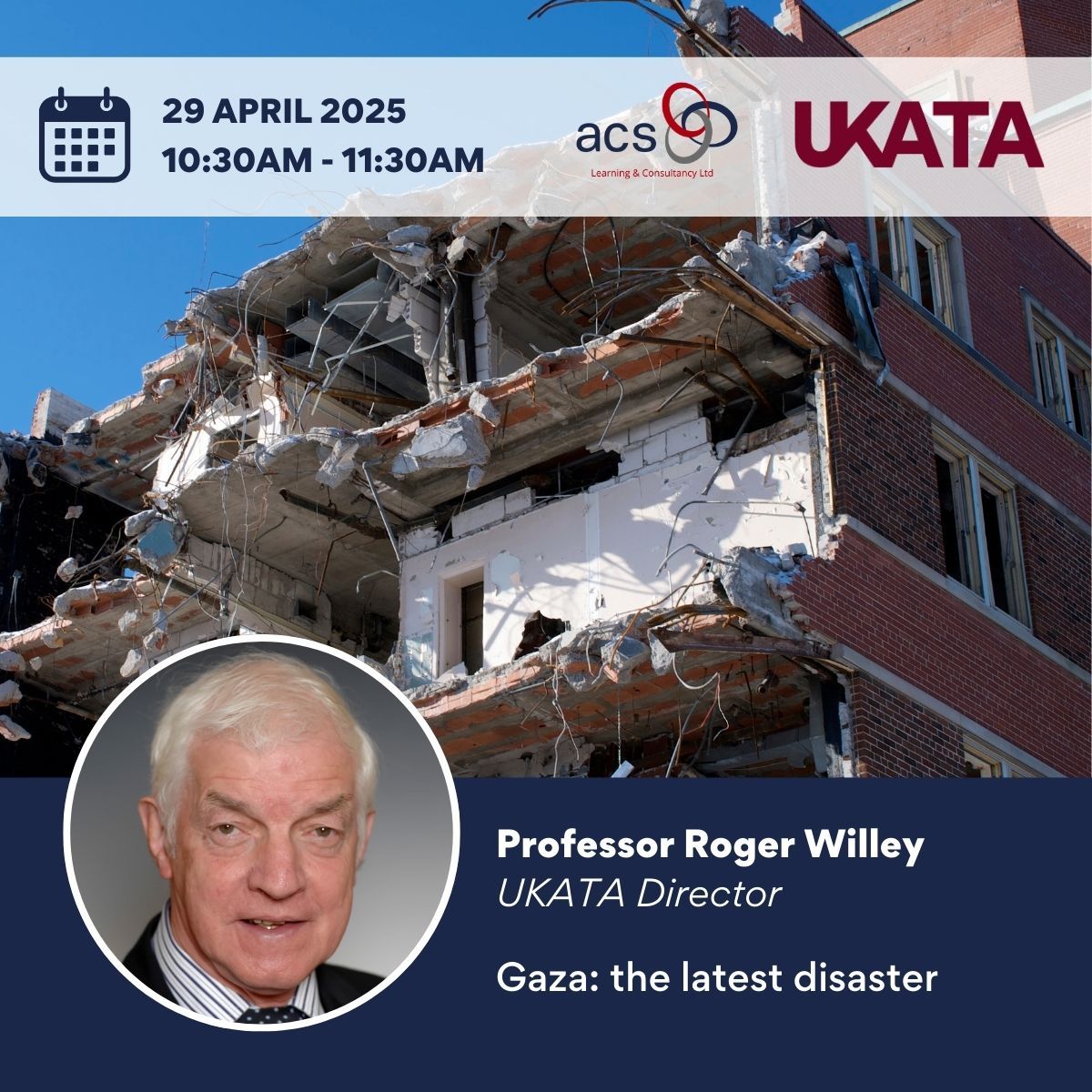 UKATA Webinar Gaza: The Latest Disaster - UKATA