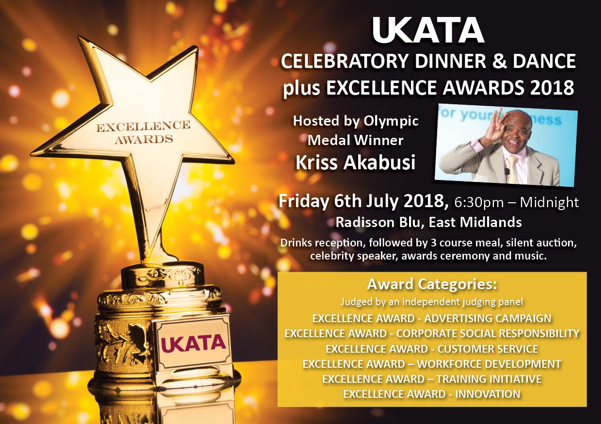 Olympic legend Kriss Akabusi to host UKATA 2018 Excellence Awards - UKATA