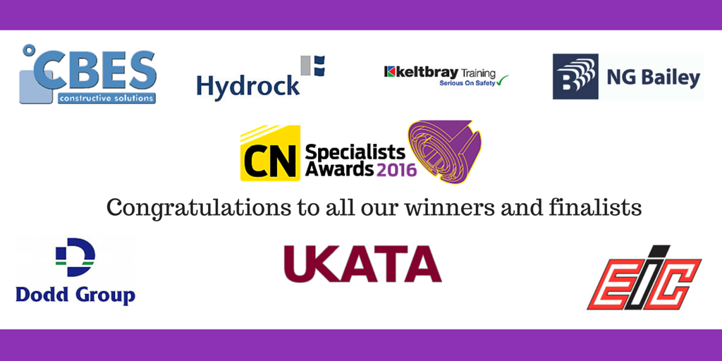 UKATA members shortlisted for Construction News Specialists Awards 2016 ...